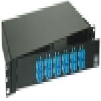 Hubbell, FPR024SCM, OPTIchannel Rack Mount Panel, 24 SC Duplex Adapters, Loaded, FIBER,RACKMNT ...