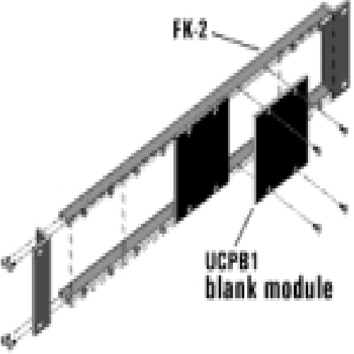 Middle Atlantic Products FK2 Fax/Servers/Gateways 4 Space (3 1/2) UCP ...